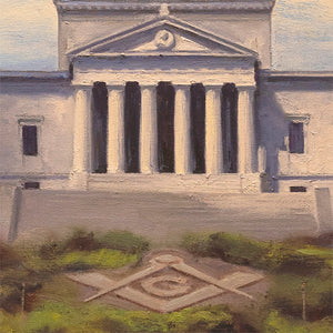 Artist Kurt Anderson Captures the Memorial in a Painting - GWMNMA